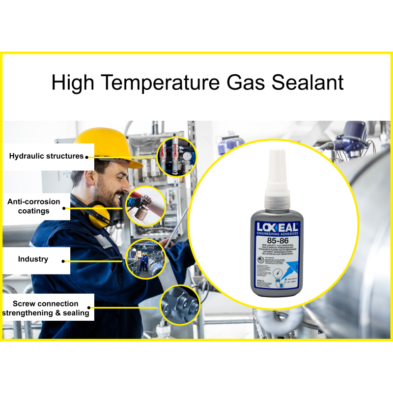 Loxeal 85-86 Vītņu blīvējoša līme augstām temperatūrām